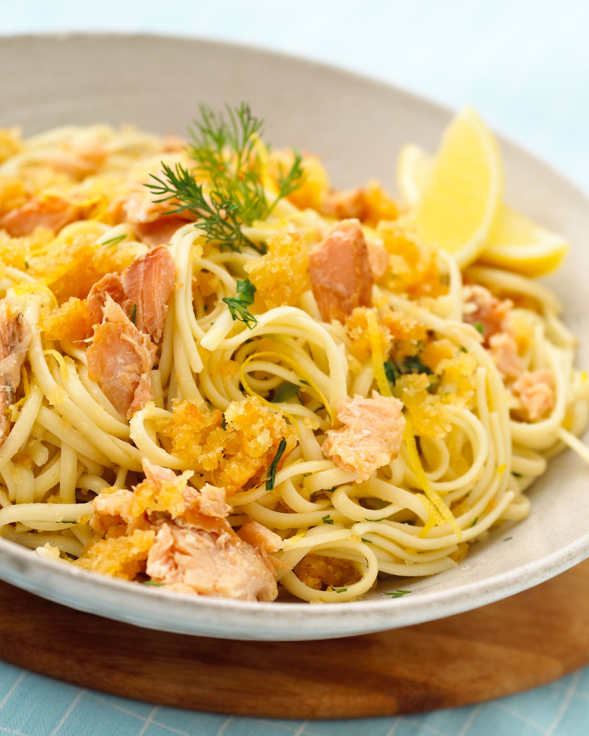 Hot Smoked Salmon Pasta